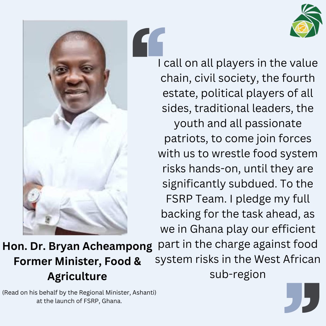 WEST AFRICA FOOD SYSTEM RESILIENCE PROGRAMME (FSRP)