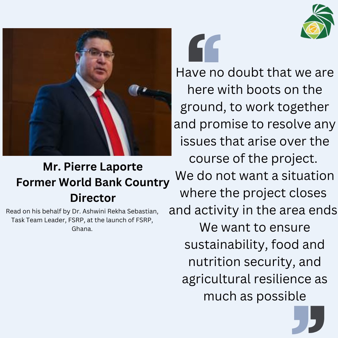 WEST AFRICA FOOD SYSTEM RESILIENCE PROGRAMME (FSRP)