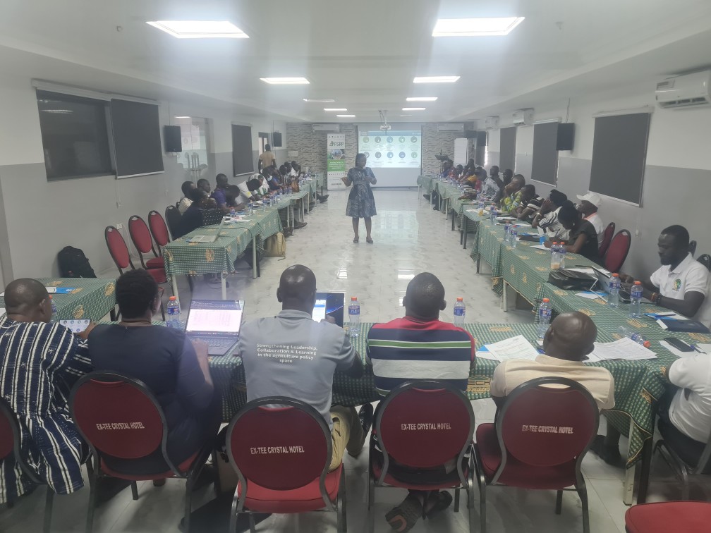 WEST AFRICA FOOD SYSTEM RESILIENCE PROGRAMME (FSRP) - All Blogs